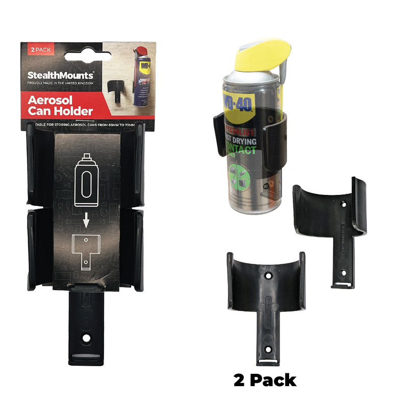 Wall Mount for Aerosol Can (2 pack) - Talisman Traders