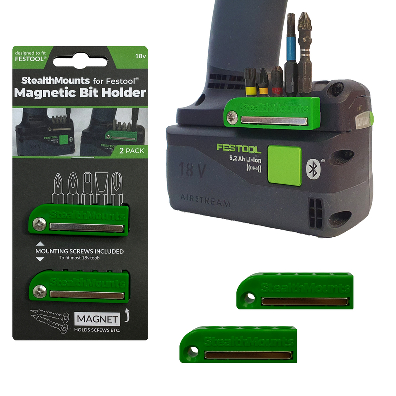 Bit Holder for Festool 18V (2 Pack) - Talisman Traders